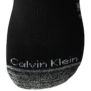 Calvin Klein Men's Crew Socks - 5 Pairs Performance Cushion Comfort Crew Socks - Breathable Athletic Socks for Men (7-12), Size 7-12, BlackGrey
