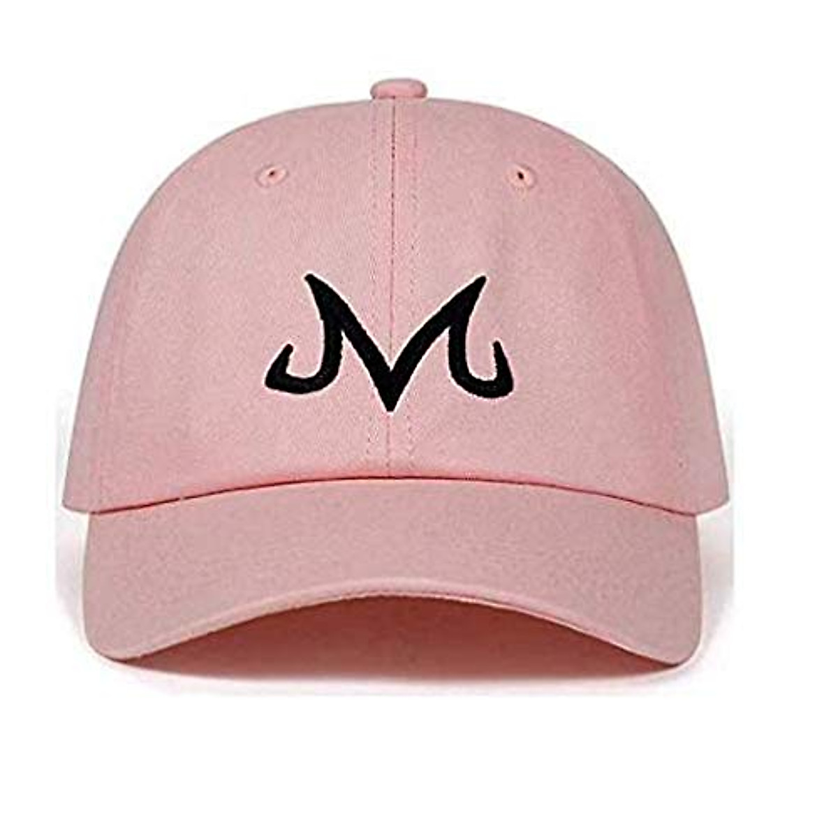 ZJ M Embroidered Dad Hat Majin Buu Dad Hat Snapback Cap Cotton Washed Baseball Cap for Men Women Hip Hop Dad Hat Golf caps (Pink)