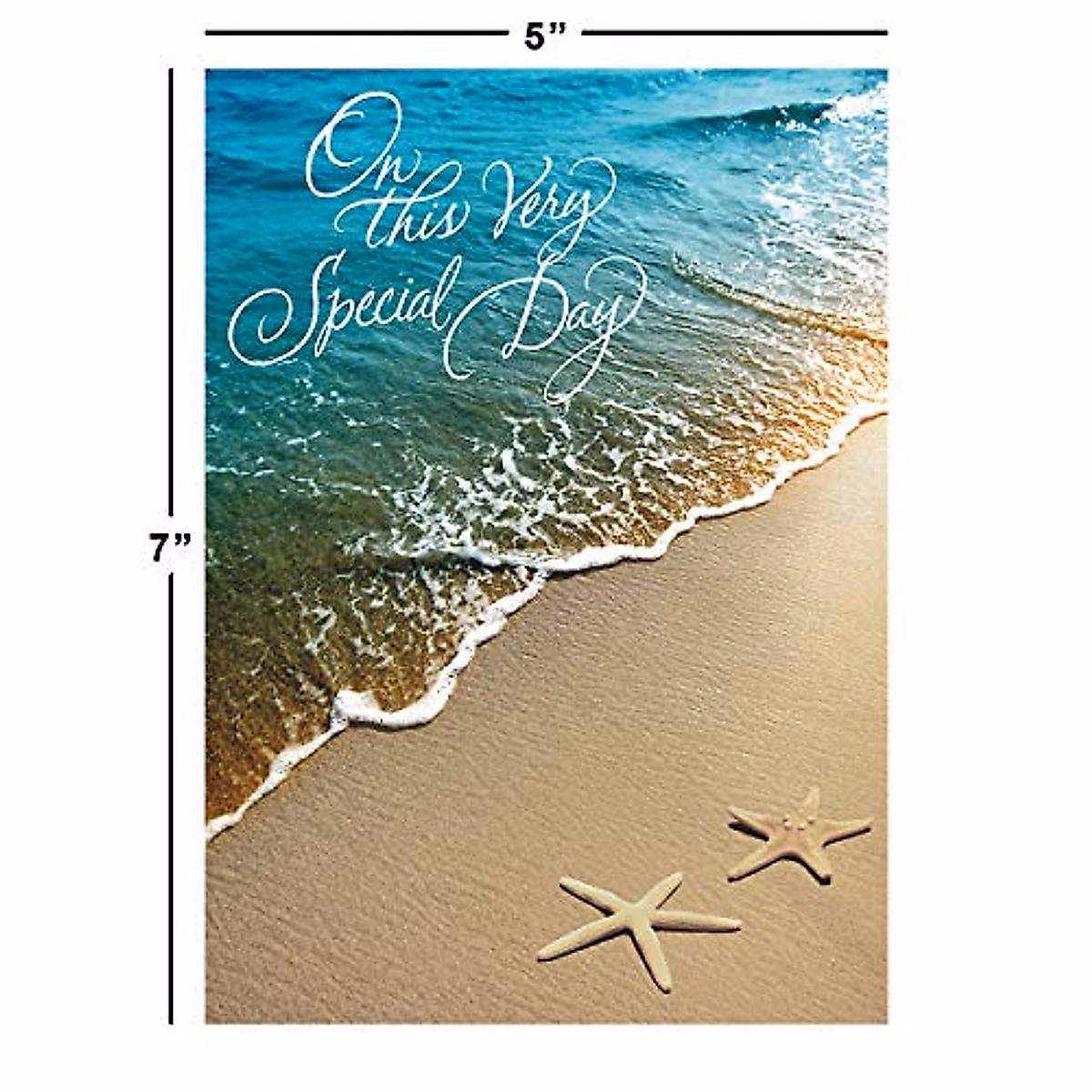 Wedding and Anniversary Greeting Cards Value Pack - Set of 20 (10 designs), Large 5" x 7" Anniversary Cards with Sentiments Inside, White Envelopes