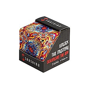 SHASHIBO Shape Shifting Box - Award-Winning, Patented Fidget Cube w/ 36 Rare Earth Magnets - Transforms Into Over 70 Shapes, Download Fun in Motion Toys Mobile App (Original Series - Spaced Out)