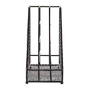 Home Zone Living Desk Document File Tray Organizer | Sort Workspace Office Supplies, Paper and Notebooks | Vertical Sorter (Black),File Sorter,3-Tier Vertical (Slim),CAD1048U