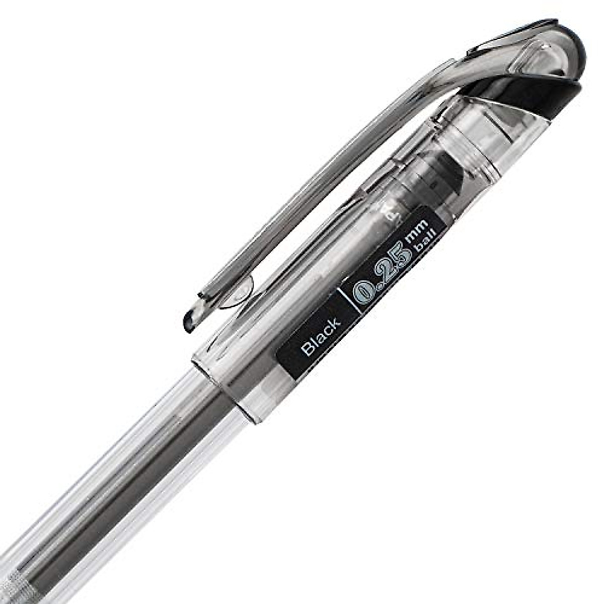 Pentel Arts Slicci Extra Fine Gel Pen, Black Ink 2-Pack (BG202BP2A)