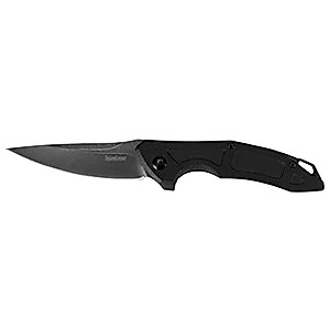 Kershaw Method EDC Pocket Knife, 3" 8Cr13MoV Plain Edge Steel Blade, Lightweight Utilty, Everyday Carry Manual Opening Multi-Functional Knife,Black