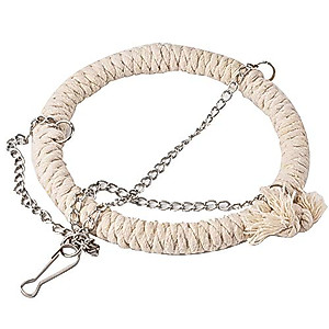 Pet Bird Parrot Swing Hanging Toy Parakeet Budgie Cockatiel Cage Hammock Swing Toy Round Cotton Rope Tri Toy Hanging Toy