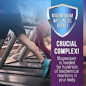 Magnesium Citrate Capsules 500mg with Glycinate, Oxide, Malate, Citrate - for Muscle, Nerve, Bone and Heart Health Support - High Absorption Citrate Complex, Gluten Free, Non-GMO - 120 Capsules