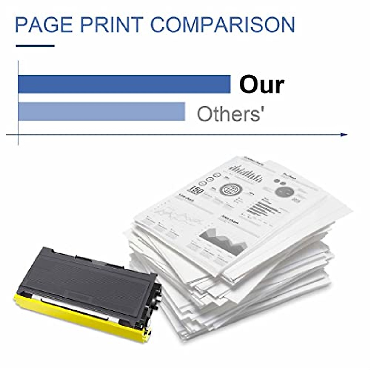 ALUMUINK 1 Pack TN350 TN-350 Compatible Toner Cartridge Replacement for Brother DCP-7010 7820 7420 7820N HL-2040 2040N 2070N 2030 2040R IntelliFax 2820 2910 2920 Printer