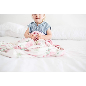 Copper Pearl Three-Layer Baby Blanket: Soft Baby Quilts for Boys and Girls | Breathable, Cozy, Toddler Blanket | Baby Quilt for Newborns | 46x46 Premium Polyester/Rayon | Grace