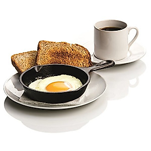 Lodge Heat Treated Miniature Skillet, Cast Iron, 5", Black