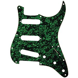 D’Andrea Strat Pickguards for Electric Guitar, Green Pearl