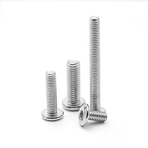 Biaungdo 30 Pcs M8x25mm Stainless Steel Flat Head Hex Socket Cap Bolts Screws Countersunk Connector Fastener
