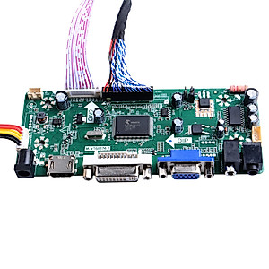 GeeekPi NT68676 HDMI+VGA+DVI+Audio Input LCD Controller Driver Board or HSD190MEN4 M170EN06 17" 19" 1280x1024 4CCFL 30Pins LCD Panel,Fit for Arcade1Up Monitor
