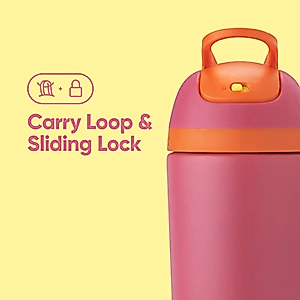 Owala Combo Pack Kids Flip - Stainless Steel - 14-oz. - Pink/Pink & Teal/Yellow
