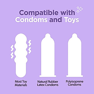 Blossom Lube Organics, Personal Lubricant for Women, pH Balanced, Non-Irritating, Water Based Personal Lubricant, Free of Harsh Ingredients, Toy Friendly, 4 Fl Oz