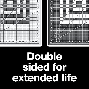 Fiskars 12x18 Inch Cutting Mat (12-83707097J) , Gray