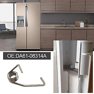 eMagTech 4PCS Refrigerator Divider Door Spring DA61-08314A Compatible with Samsung Refrigerators RF28HFEDBSR/AA RF28HMEDBSR RF31FMESBSR/AA RF261BEAESR/AA RF323TEDBSR