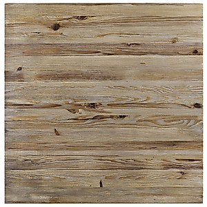 Modway Attune 43.5" Coffee Table With Solid Pine Wood Top In Brown