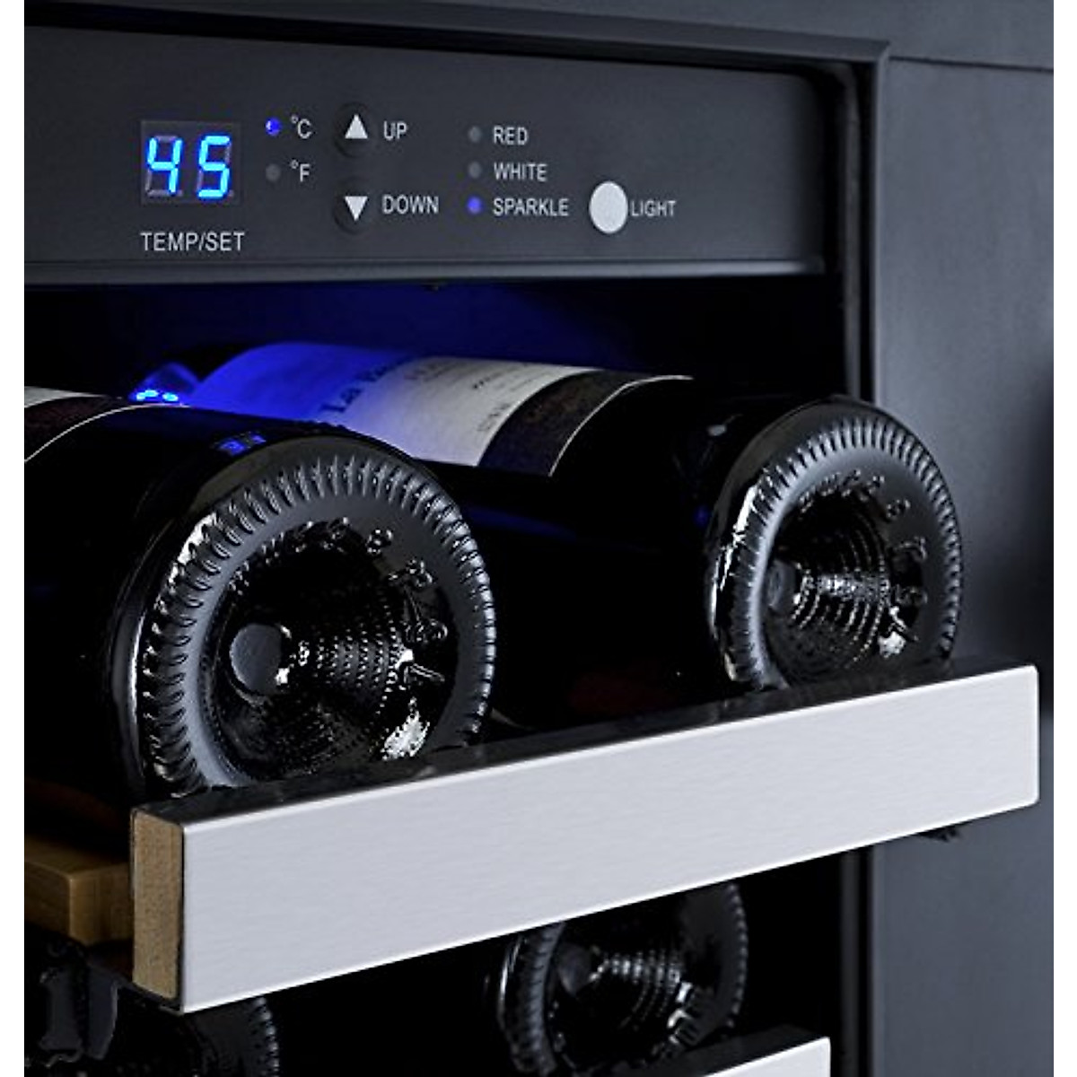 Allavino FlexCount VSWR36-2SSFN - 36 Bottle Dual Zone Wine Refrigerator with French Doors