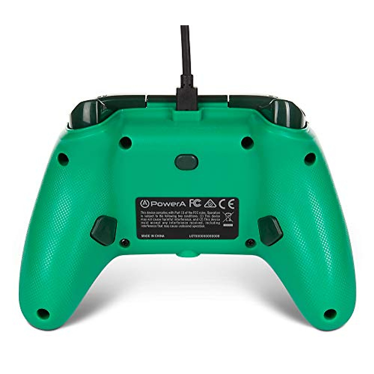 PowerA Enhanced Wired Controller for Xbox Series X|S - Green, Gamepad, Wired Video Game Controller, Gaming Controller, Works with Xbox One - Xbox Series X