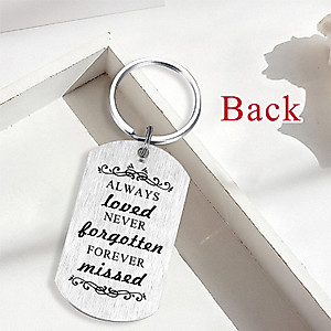 Alotozo Dad Memorial Gifts, Sympathy Gifts for Loss of Father, In Memory of Loss Loved Ones Dad Keychain Keepsake