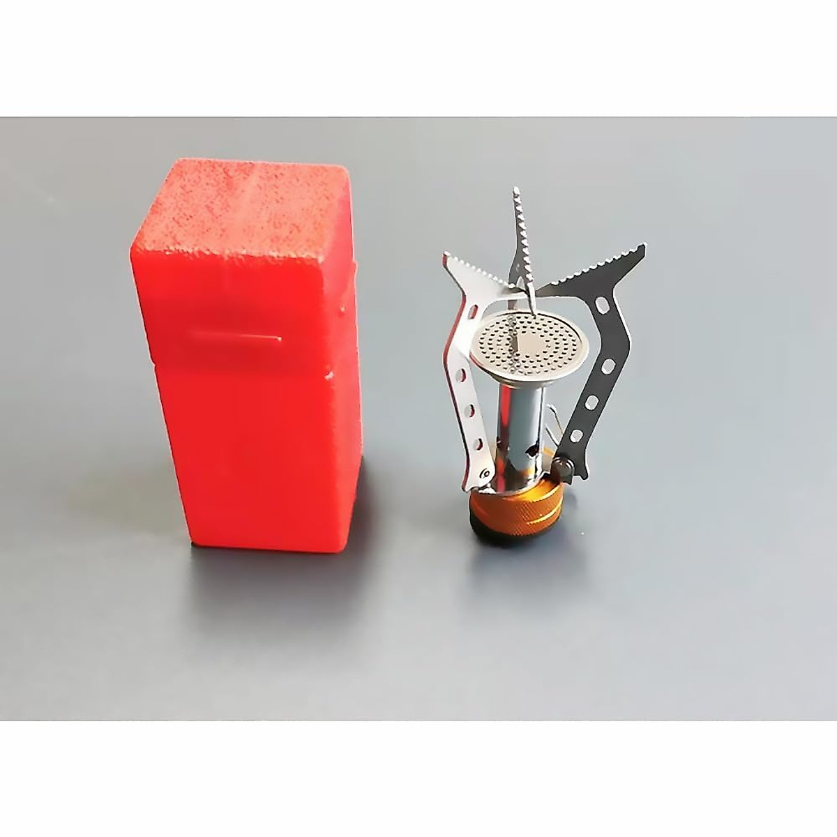 Outdoor Camping Small Gas Stove - Portable Lightweight Camping Stove Butane/Propane - Mini Camping Stove Burner Portable Only 4oz for Travel Hiking Backpacking Picnic etc