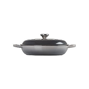 Le Creuset Enameled Cast Iron Signature Braiser, 3.5 qt., Oyster