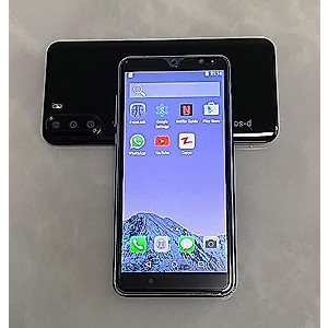 aderroo Unlocked Cell Phone，Y77 Android Smartphone, 5.72-inch IPS Full-Screen，Front and Rear Cameras，1GB RAM 8GB ROM，Only Supports Dual SIM Card Frequency Band of 3GWCDMA ：850/2100MHZ（Black）