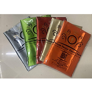 MDS Pack of 5 Yard Charmeuse Bridal Solid Satin Fabric for Merry Christmas Xmas New Year Party Home Decorations Dress DIY Crafts Costumes Apparel Drapery Silky Satin 44" Wide -Cadbury Purple