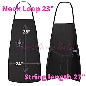 Nail Tech Apron ~ 2 Pocket ~ Glitter Vinyl Customization ~ Nail Salon Apron ~ Nail Tech Smock ~ Nail stylist gift ~ Nail Tech gift