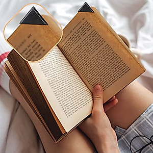 12 Pcs Leather Corner Bookmarks for Women Book Lovers Gifts Corner Page Book Marks Book Accessories for Reading Lover Cute Handmade Book Reading Gift for Book Lovers Felt Triangle Bookmark for Bible