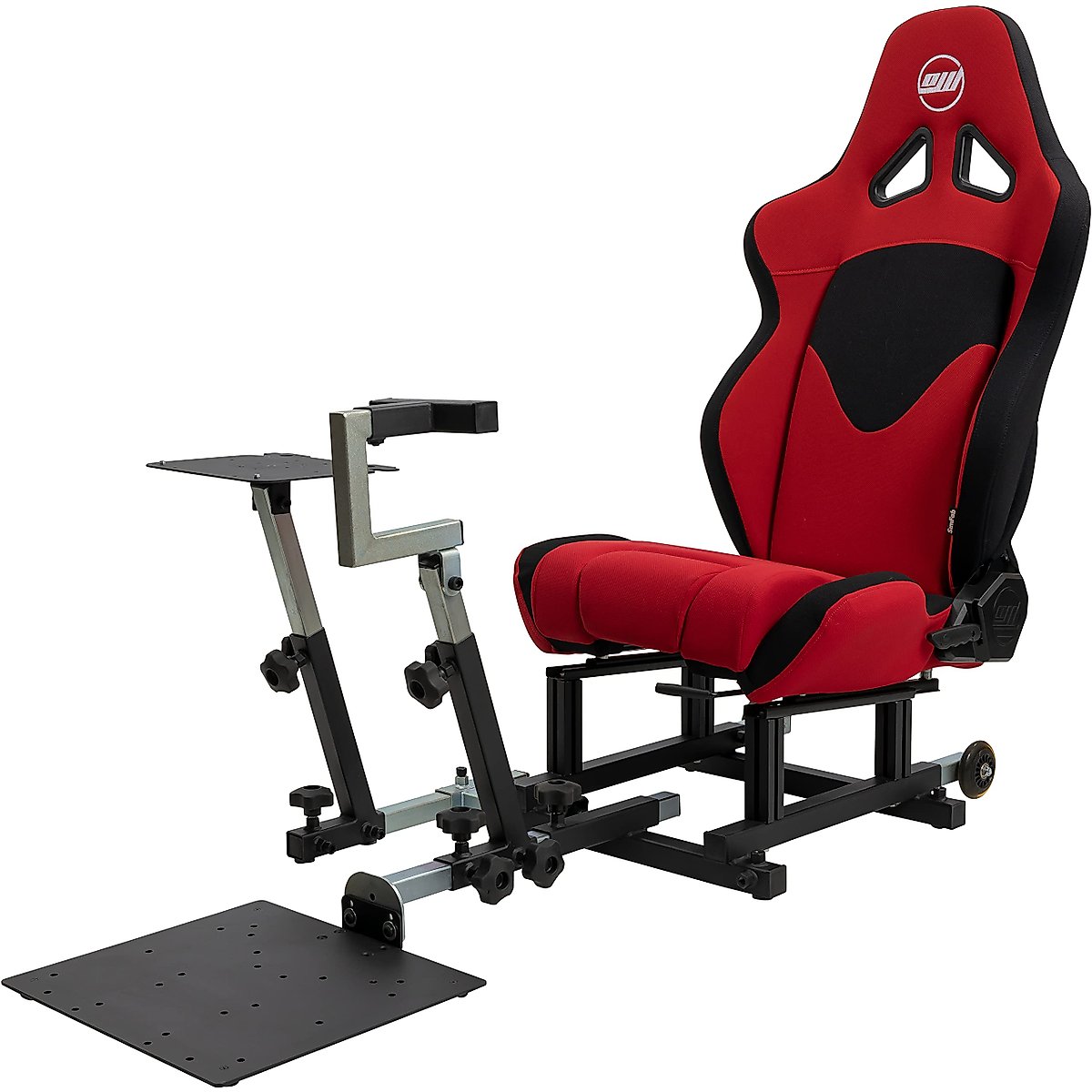 SimFab Add-on Mounting Bracket Kit Configuration #8 Compatible With Thrustmaster TCA Yoke And Throttle Boeing Edition (Yoke, Throttle And Rudder Pedals Bracket Kit)