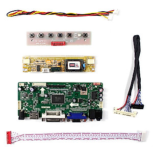 VSDISPLAY HD-MI VGA Audio LCD Controller Board for 18.5" 1366x768 2ccfl Backlight 30pin LVDS LCD, Such as M185XW01 M185WX1-501 LP185WH1 M185B1 G185XW01 V0 V185V1-L02/L03/L11 HT185WX1-100