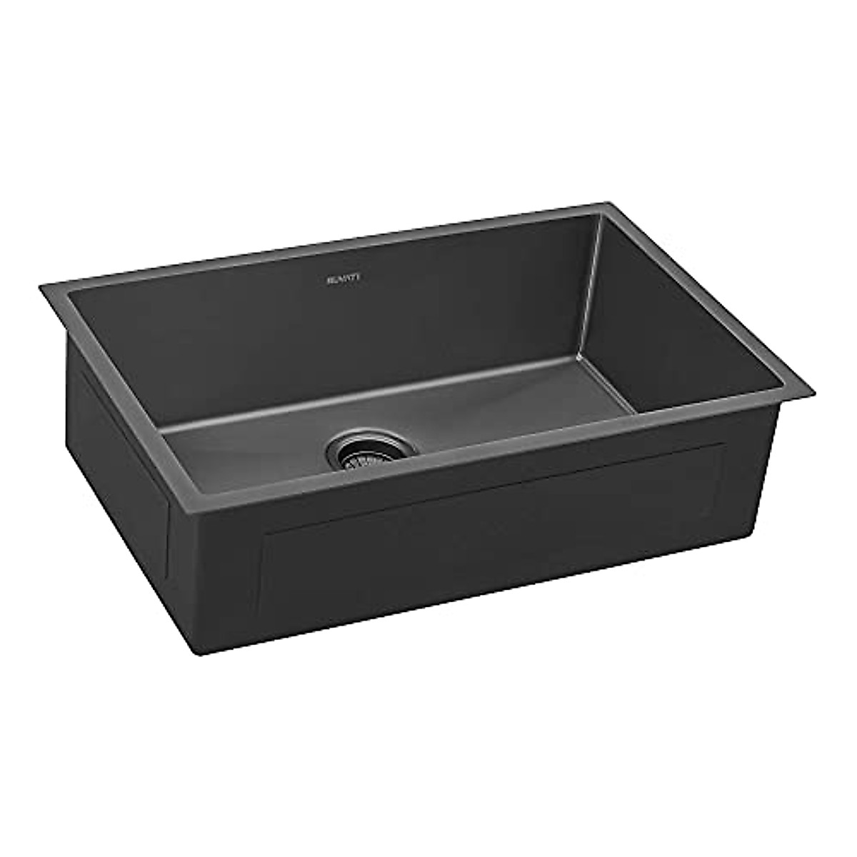 Ruvati 30-inch Undermount Gunmetal Black Stainless Steel Kitchen Sink 16 Gauge Single Bowl - RVH6300BL