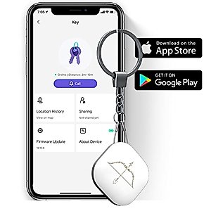 Nutale Key Finder, 5-Pack Bluetooth Tracker Item Locator with Key Chain for Keys Pet Wallets or Backpacks and Tablets