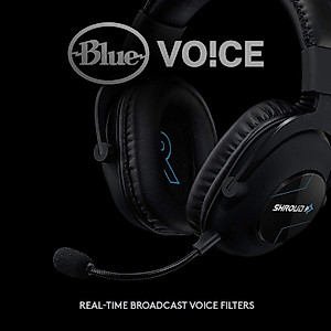 Logitech G PRO X Wireless Lightspeed Gaming Headset - Shroud Edition, Black