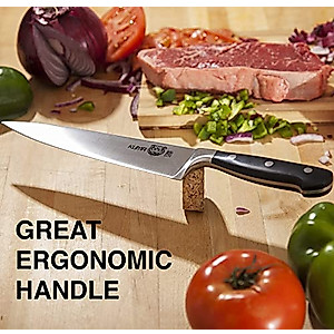 KUMA Multipurpose Chef Knife - 8 Inch Professional Sharp knife - Kitchen knife For Cutting, Chopping and Dicing With Incomparable Ergonomic Grip