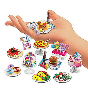Fashion Angels Extra Small Mini Clay Kits (12317) - Air Dry Modeling Clay for Kids, Mini Food Kits Set (Set of 10 Kits), Mini Clay 10 Kit Set