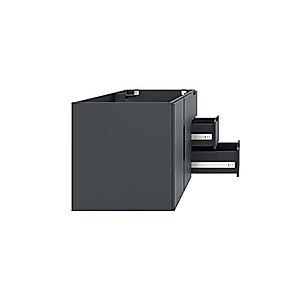 Modway Vitality 47" MDF and Particleboard Bathroom Vanity Cabinet in Gray