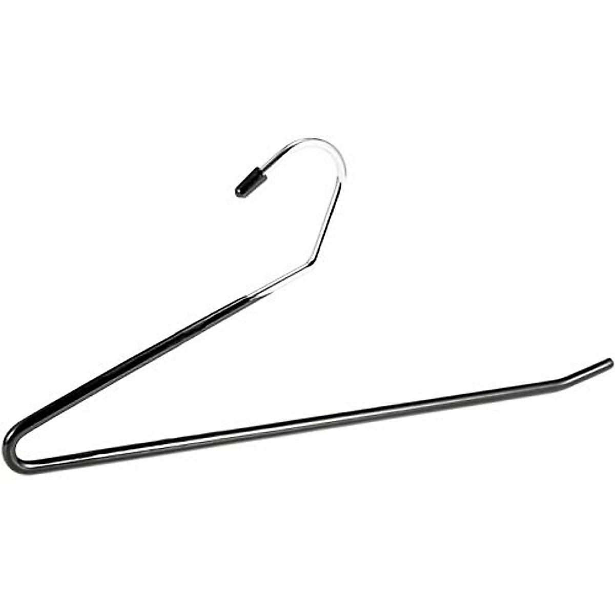 Pant Hangers 10 Packs, Royalhanger Metal Open Ended Hangers Skirt Hanger Strong Durable Space Saving Jeans Trouser Hangers with Non Slip Rubber Coating