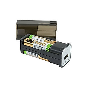 POW1 - Emergency USB Battery Powered Power Bank Compact Portable uses 4 AA Ideal for Smartphones, Tablets, Mobile, Apple, iPhone, Android/5055751557704