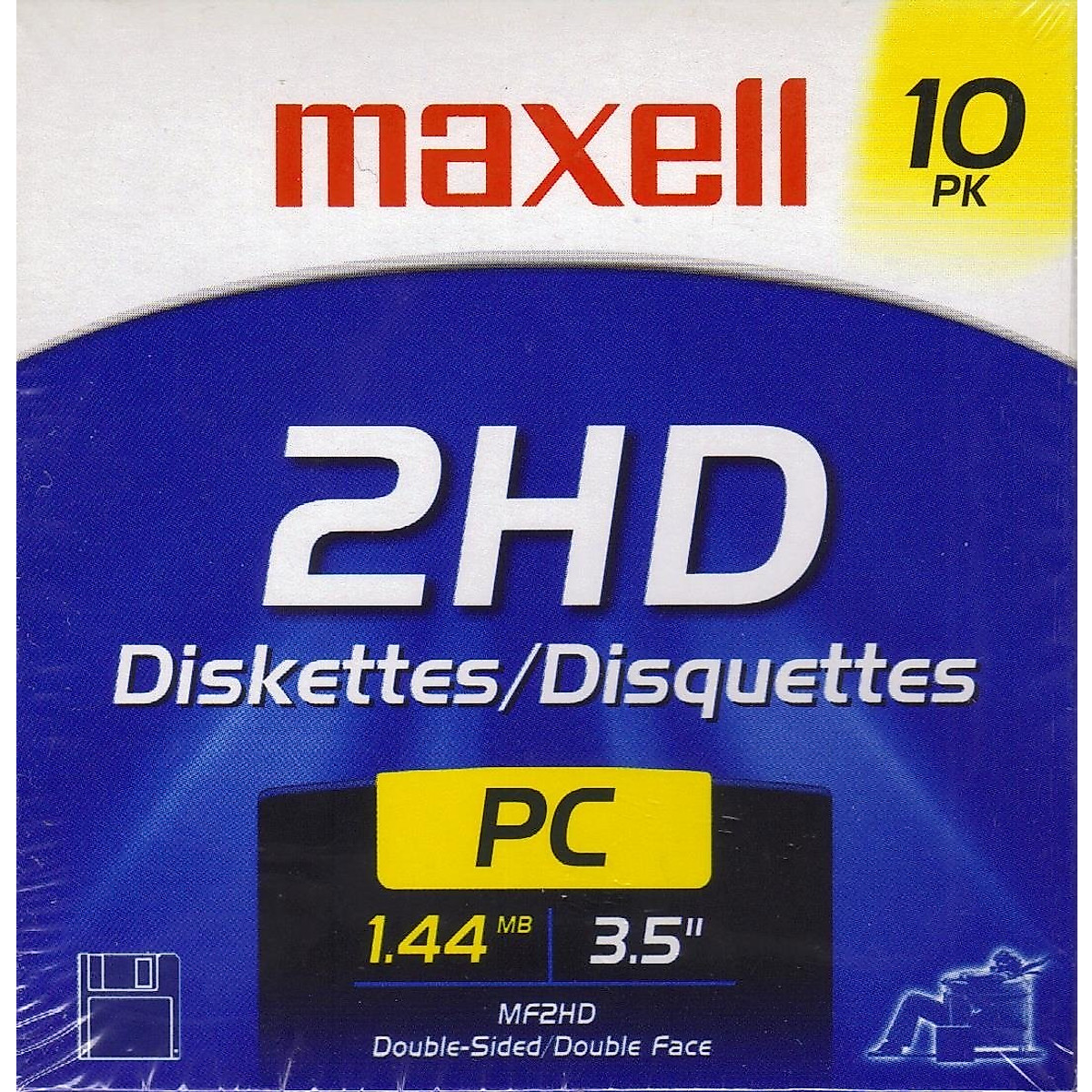 Maxell 3.5 " Floppy Disks MF2HD 1.44MB 10 Pk