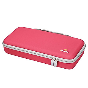 Aproca Red Hard Travel Storage Carrying Case, for Logitech POP Keys Mechanical Wireless Keyboard and POP Wireless Mouse/Keychron K2 Wireless Keyboard