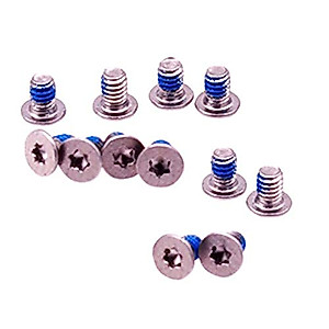Michaelia 12PCS M2x3mm Silver Torx T5 Replacement Bottom Case Base Cover Screw for Dell XPS 13 9343 9350 9360, XPS 15 9550 9560 Precision M5510+ 1 PCS Torx T5 Screwdriver
