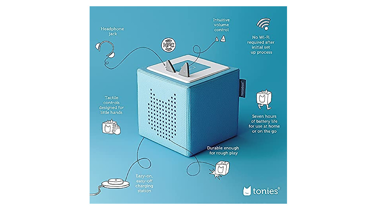 Toniebox Starter Set with Playtime Puppy - Screen-Free Audio Fun