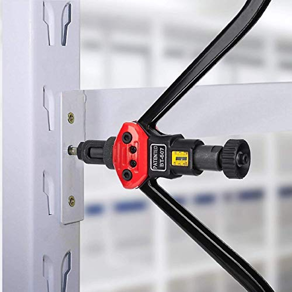 AIUITIO 16" Rivet Nut Tool, Rivnut Tool Kit with 15 Metric and SAE Mandrels, Nutsert Rivet Tool Set with 150Pcs Rivnuts