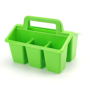 6pcs Storage Caddy, Shower/Bath Caddy with 4 compartment for Shampoo,Combs,Brushes,Samll Toys,Classroom Caddies for Teachers and Daycare Supplies for pens, markers and small craft tools