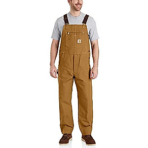 Carhartt Men'sRelaxed Fit Duck Bib Overall Carhartt Brown,L30-W40