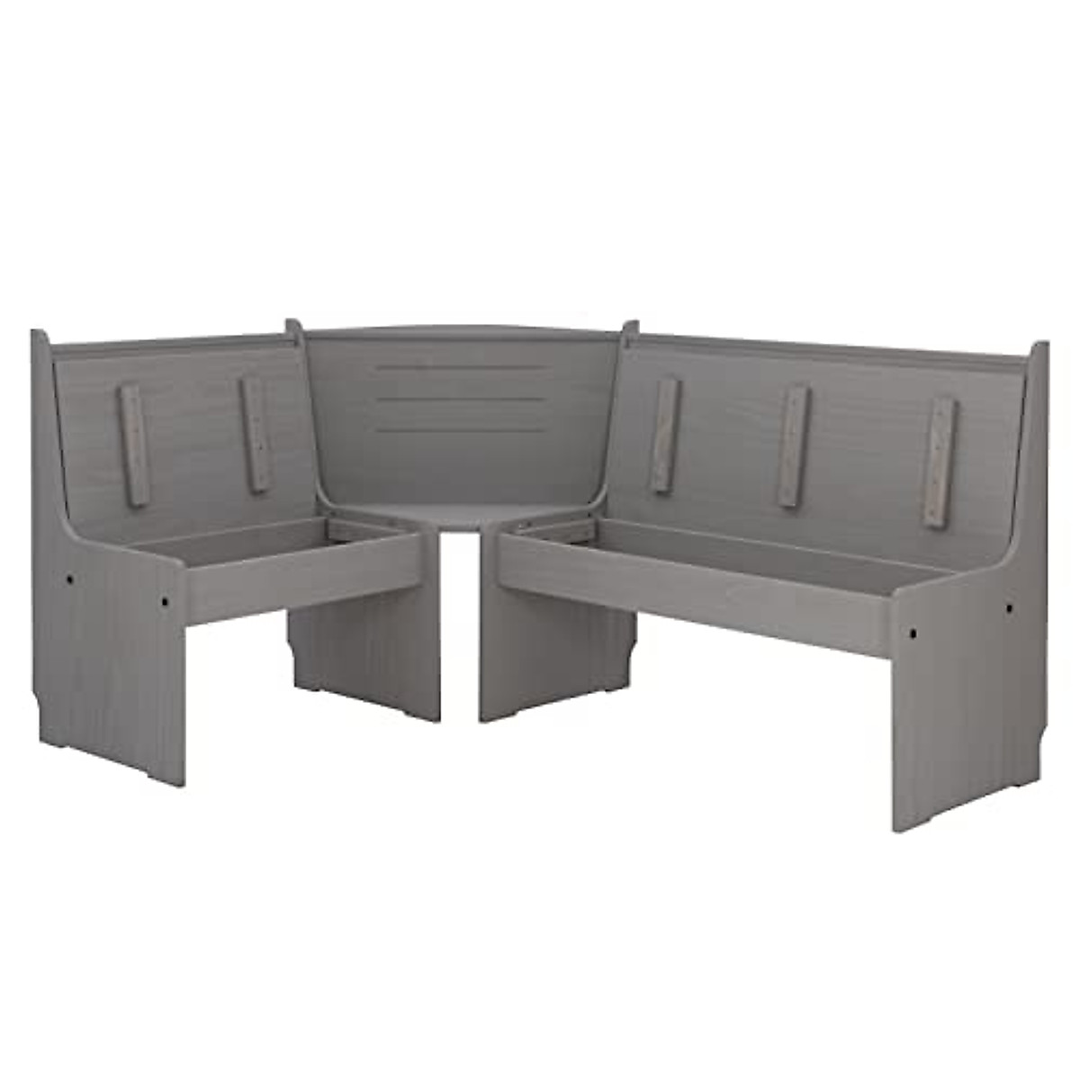 Linon Home Decor Products Grey Corner Dining Set by Linon Leyton Nook