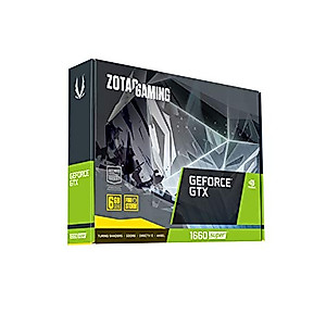 ZOTAC GeForce GTX 1660 Super 6GB GDDR6 192-bit Gaming Graphics Card, Super Compact, ZT-T16620F-10L