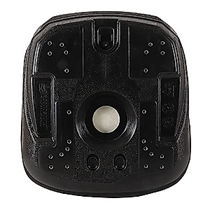 Complete Tractor Seat 3010-0058 Black Medium Back 15" Height, Plastic Pan 18" Wide