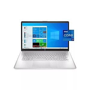HP 2022 17.3" Full HD IPS Premium Laptop | 11th Generation Intel Core i7-1165G7 | Intel UHD Graphics | 8GB DDR4 | 512GBSSD | Windows 10 Home | Silver |